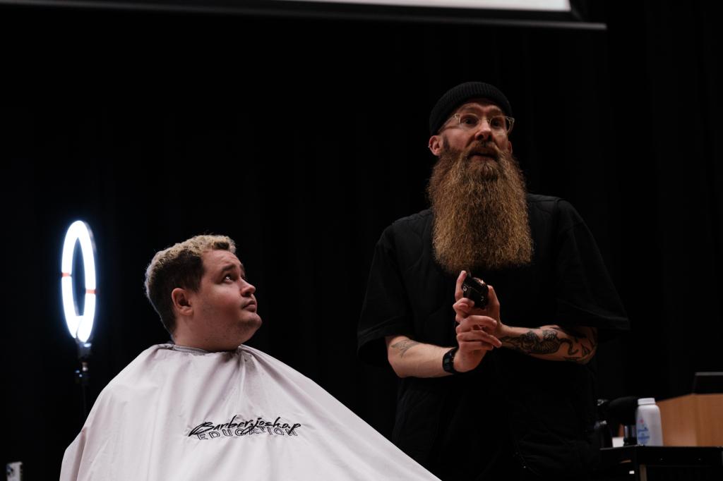 Pioneering and award winning barber.josh.o.p delivers training for ...