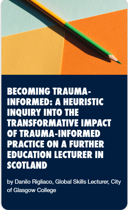 City of Glasgow College Highlights Trauma-Informed Teaching in National ...
